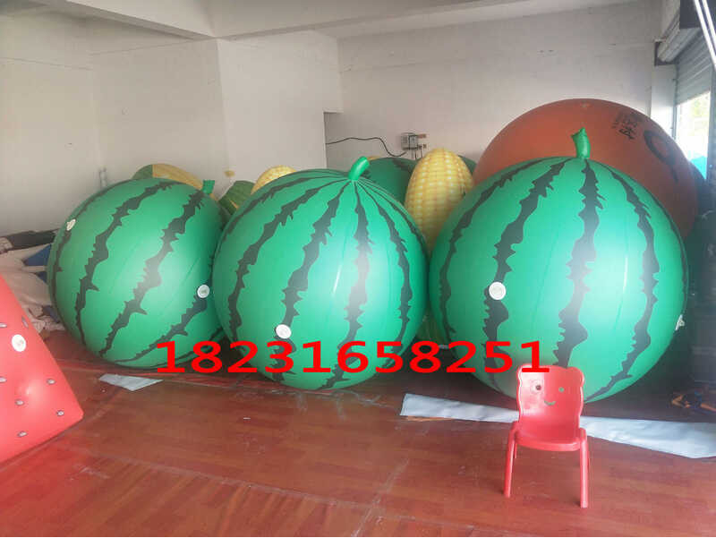 A0 PVC Floating Inflatable Cartoon Shaped Air Model Watermelon Soaring ...