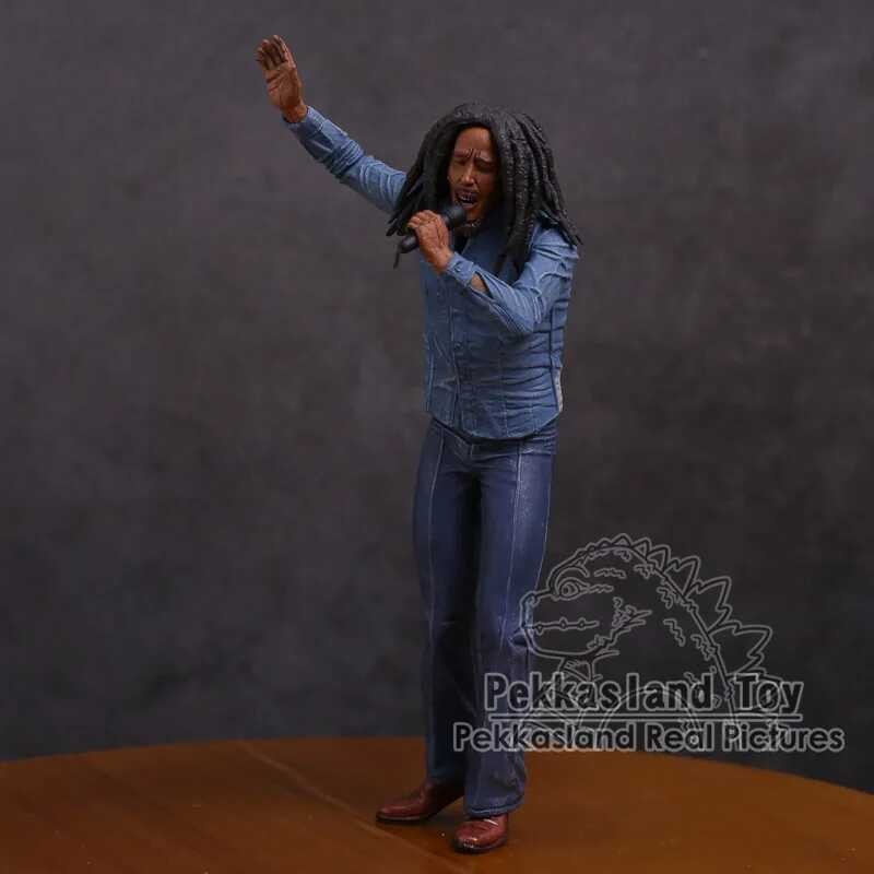 Bob Marley Music Legends Jamaica Singer & Microphone PVC Action Figure ...