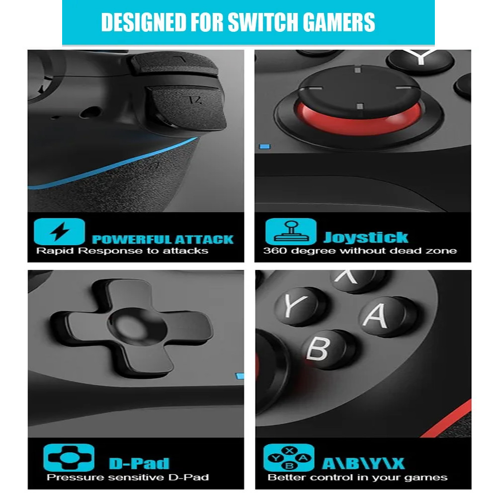 Wireless Bluetooth-Compatible Controller For NS/NS Lite/NS Oled Console ...