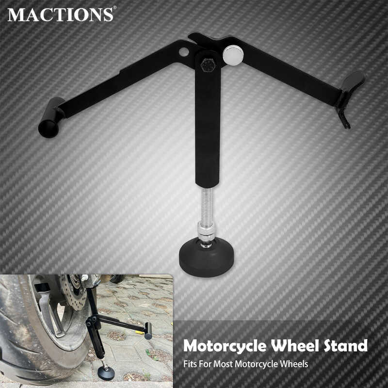 Motorcycle Labor Saving Kictand Universal Wheel Lifter Side Support ...