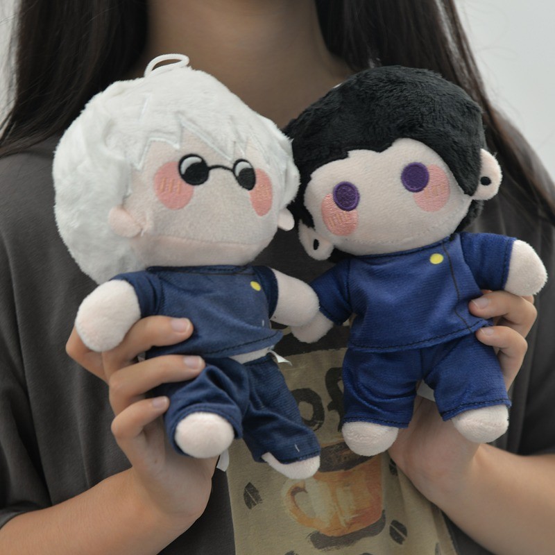 Kawaii Gojo Satoru Plush Toy Jujutsu Kaisen Cute Geto Suguru Plush Doll ...