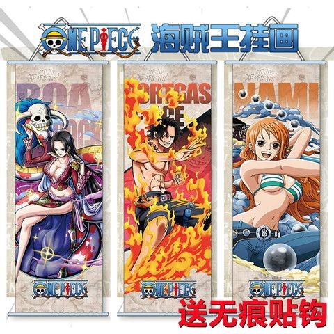 One Piece Hanging Painting Luffy Zoro Ace Empress Sanji Second ...