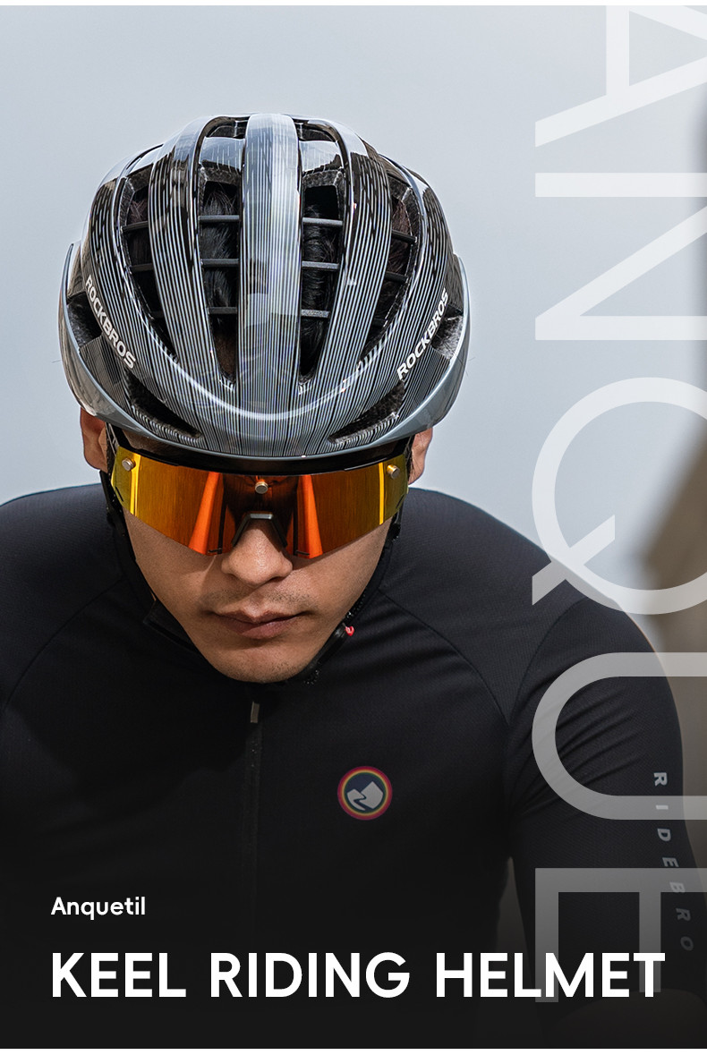 ROCKBROS Riding Helmet Keel Ultralight Integrated Aerodynamics One ...