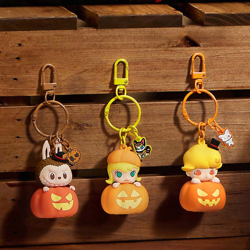 POPMART authentic Halloween Keychains labubu molly dimoo pop mart ...