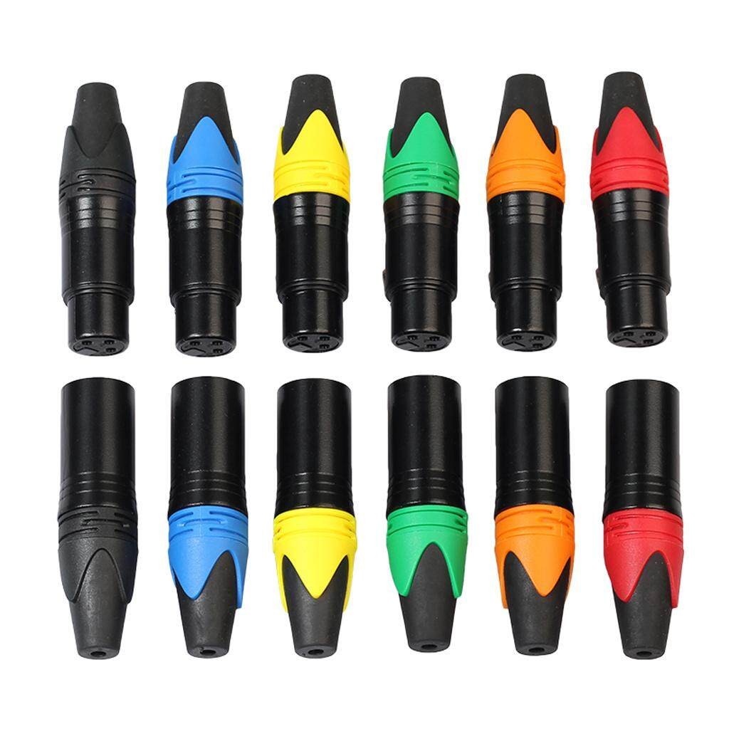 10 Pieces 3 Pin XLR Connectors Set,5 Pieces XLR 3-Pin Male + 5 Pieces ...