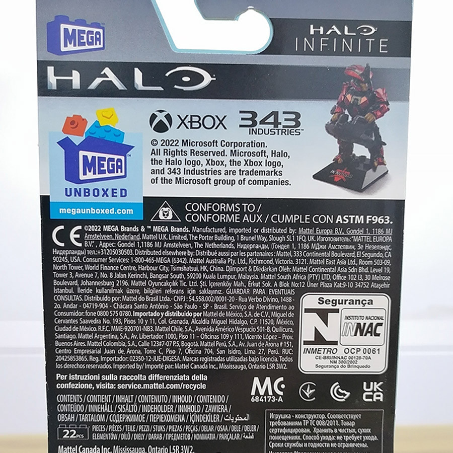 Mega Construx HALOINFINITE Heroes Halos 17 Spartan Yoroi Kovan Agryna ...