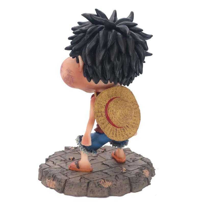Figurecrazy One Piece Luffy Funny Fat Face Swollen Version Vinyl Action ...