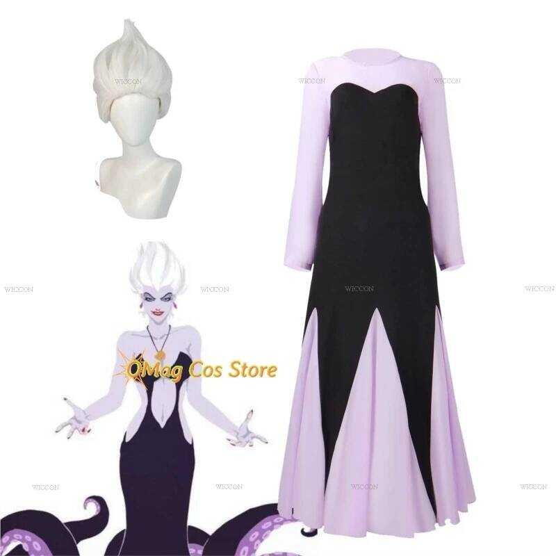 Mermaid ⭐Aaaaa Womens Ursula Cosplay Costume Wig Halloween Villain ...