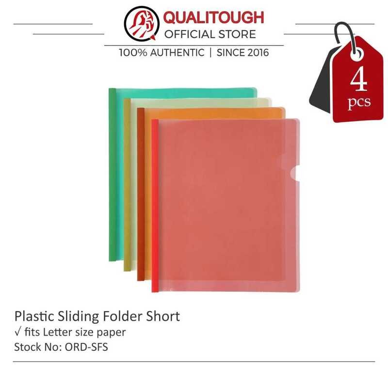 4Pcs Sliding Folder [Ord-Sfs] Office & School Supplies Plastic Folders ...