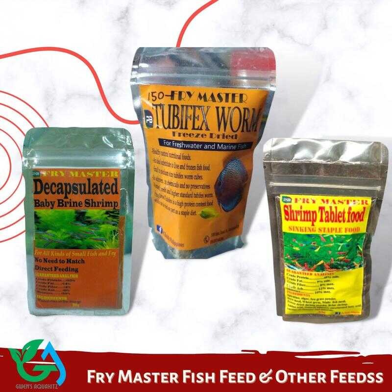 Decapsulated Brine Shrimp / Tablet Freeze Dried Tubifex - Fish Feeds ...