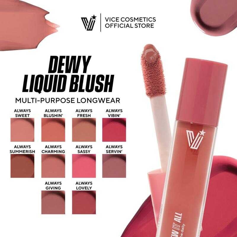 VICE Co. Dew It All Liquid Blush - Blush, Long-Wearing, Multi Use CWY ...