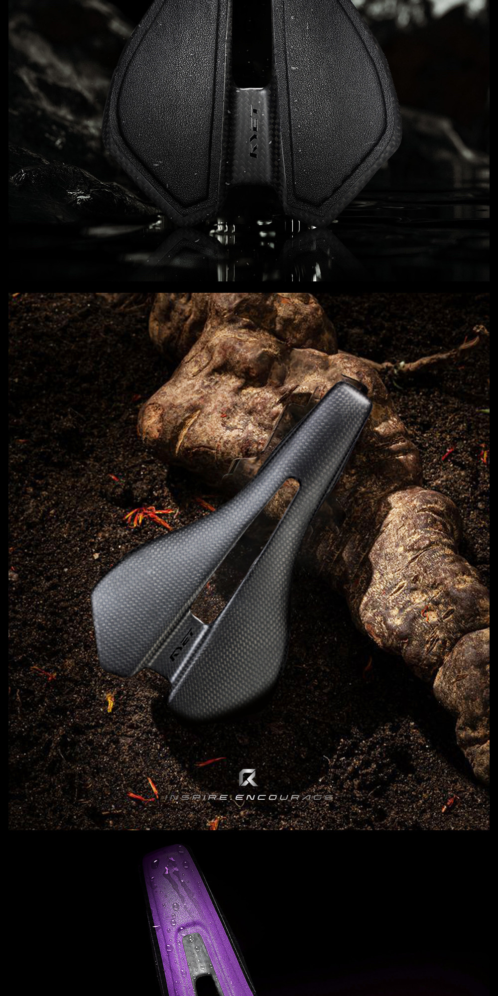 RYET S01 Full Carbon Saddle - 85g Ultra Light Pressure Relief Hole for ...