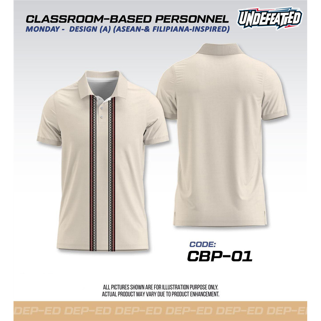 DEPED UNIFORM 2025 FULL SUBLIMATION DEPED FOR MEN AND WOMEN Monday to ...