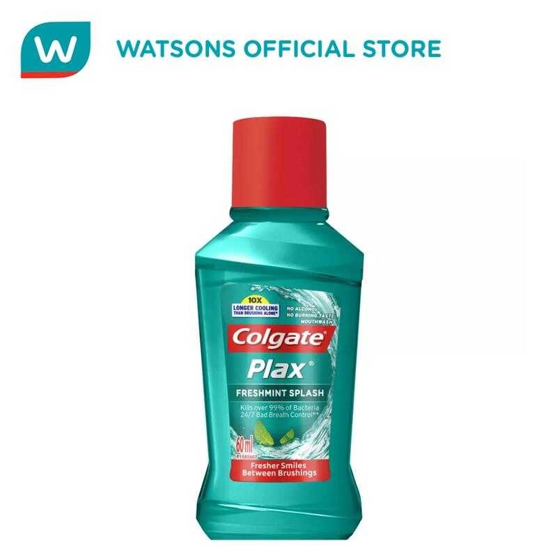 COLGATE Plax Freshmint Splash Mouthwash 60ml | Shopee Philippines