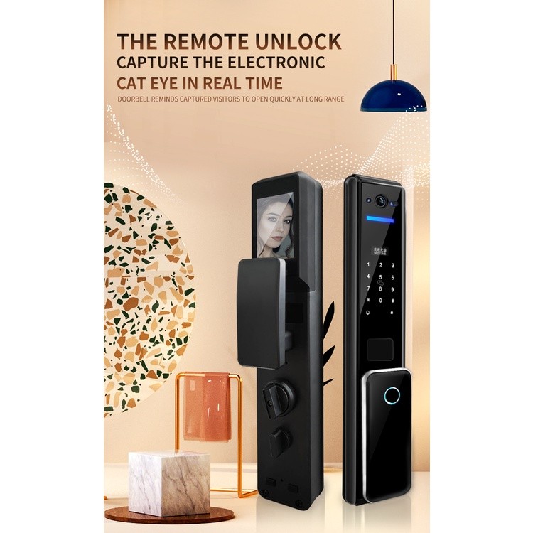 Samsung Ezon Smart Digital Door lock SHS-1321 keyless Black 4ea Touch ...