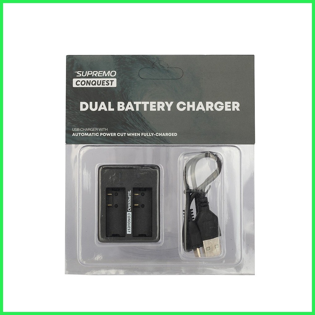 Supremo Conquest Dual Battery Charger | Shopee Philippines
