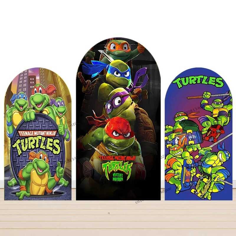Background Arch Teenage Mutant Ninja Turtles Birthday Party Backdrop ...