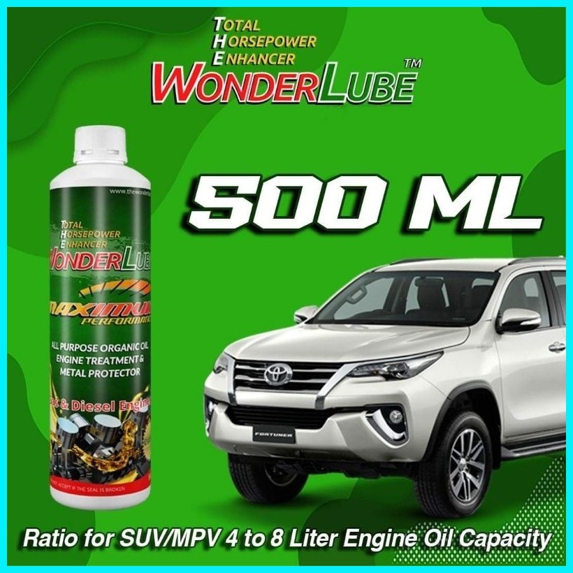 The Wonderlube Engine Oil Enhancer for Gas and Diesel Engine Lube ...