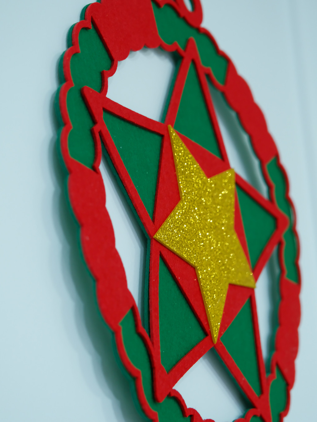 NUVOX 12inch Christmas Parol Star Christmas Lantern Xmas Decor Hanging ...