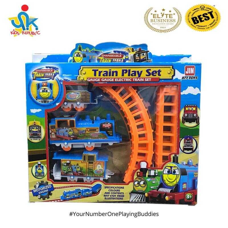 Plastic with Track Set Battery Operated Electric Train Toys for Kids ...