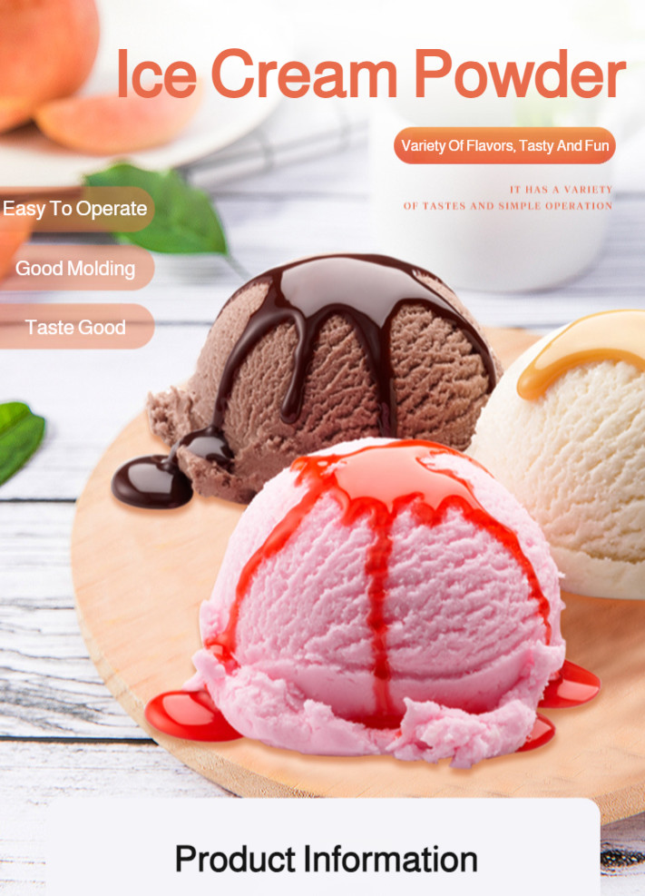 Ice Cream Powder/Homemade Ice Cream Powder Ingredients/soft Serve Ice ...