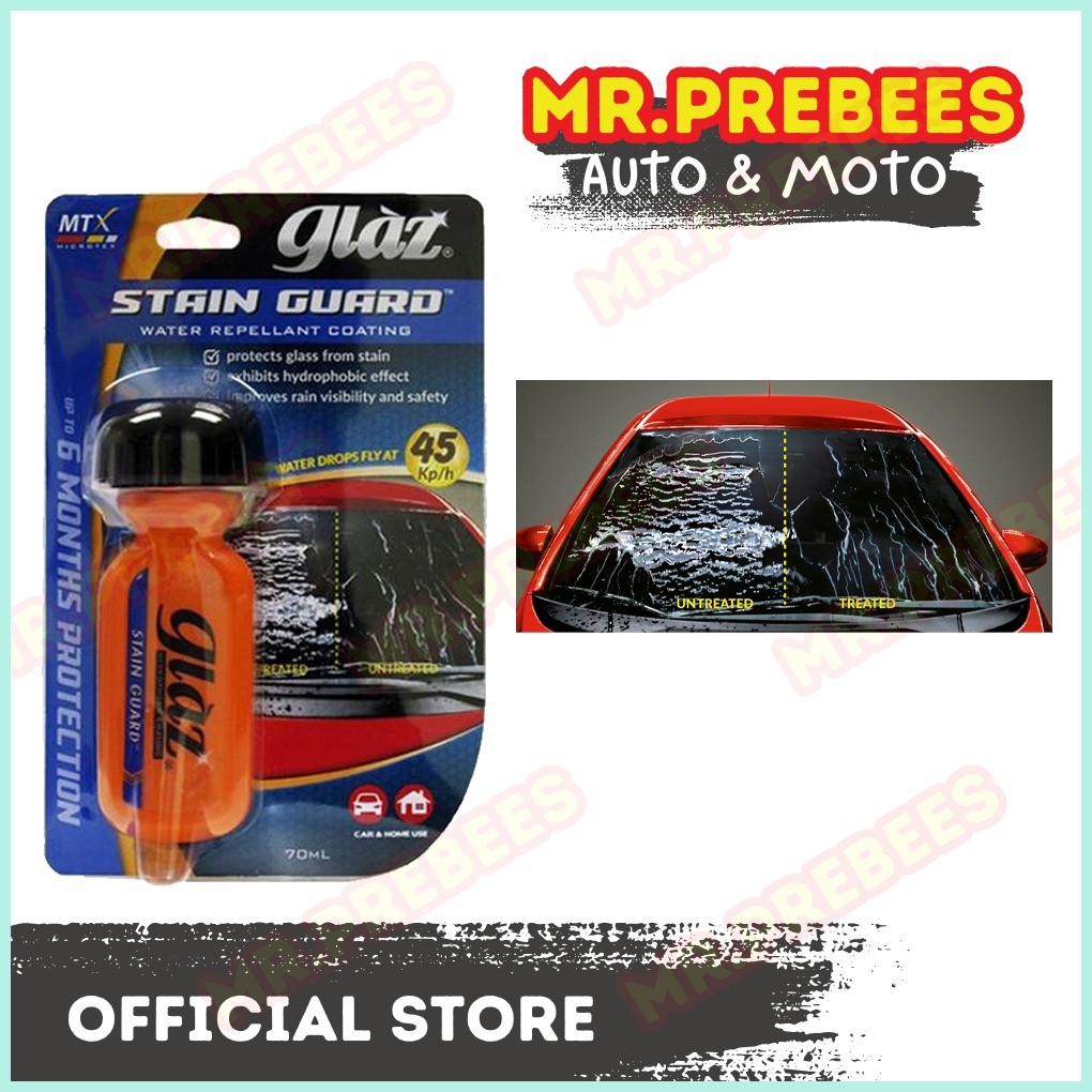 GLAZ Stain Guard (Water Repellant Coating - Hydrophobic) 70ml | Shopee ...