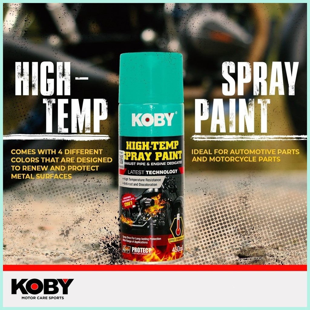 Koby High Temp Spray Paint 450ml | Shopee Philippines