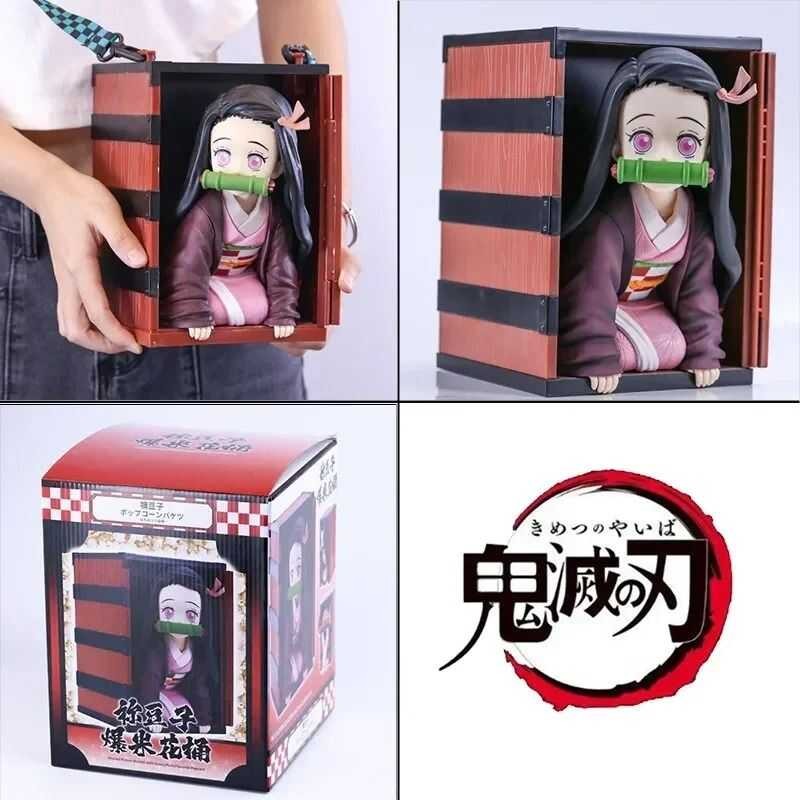 々 New 18cm Anime New Anime Demon Slayer Figre Kamado Nezuko Kimetsu No ...