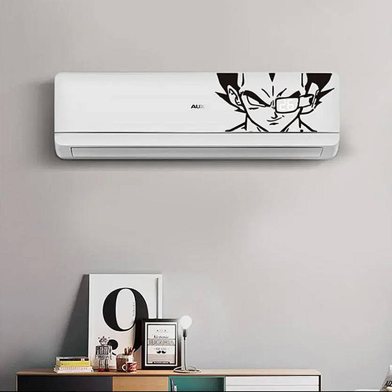 Cartoon Air Conditioner Sticker Simple Waterproof Air Conditioner ...