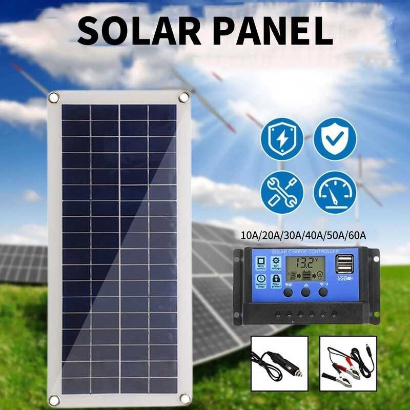2025 Portable 300W Flexible Panel Kit 12V USB Charging Board gamit ang ...