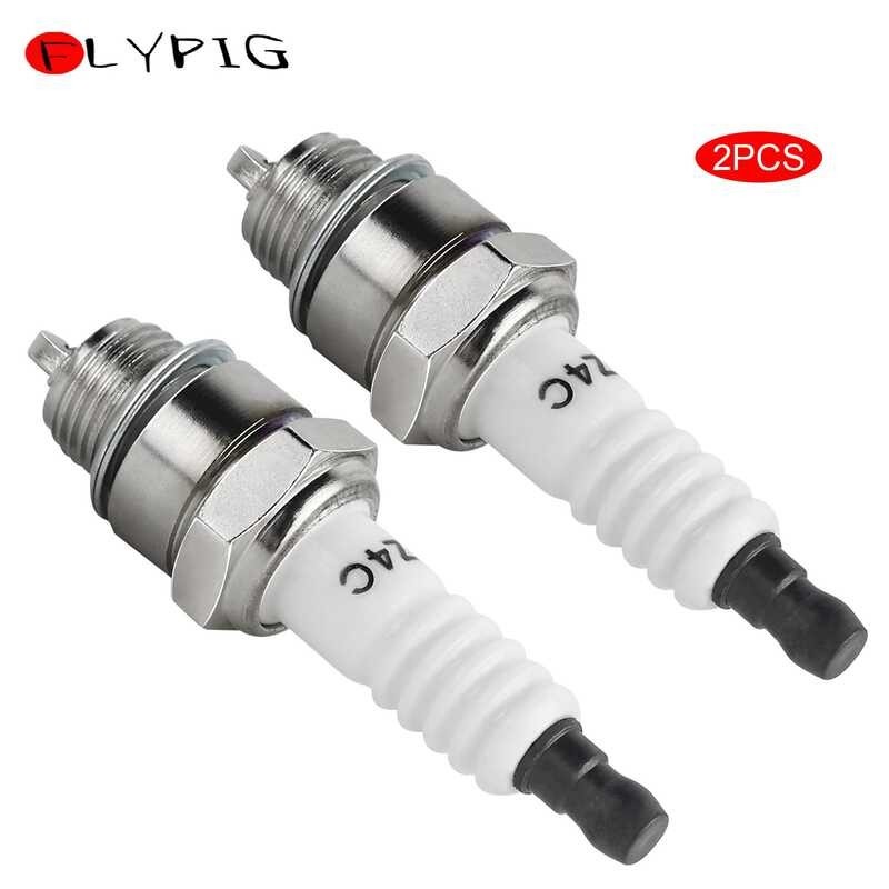 FLYPIG 2Pcs Z4c Motorc Spark Plug Para Sa 49Cc 50Cc 60Cc 66Cc 80Cc 2 ...