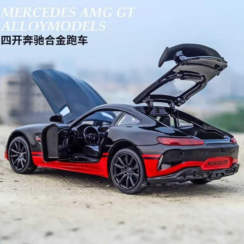 120 1:32 Diecast Alloy Model Car Miniature Mercedes-Benz GTR AMG SLS ...