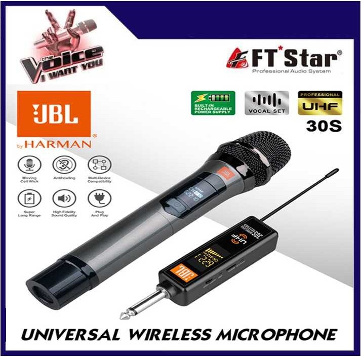 2 30S PROFESSIONAL WIRELESS MICROPHONE | Shopee Philippines