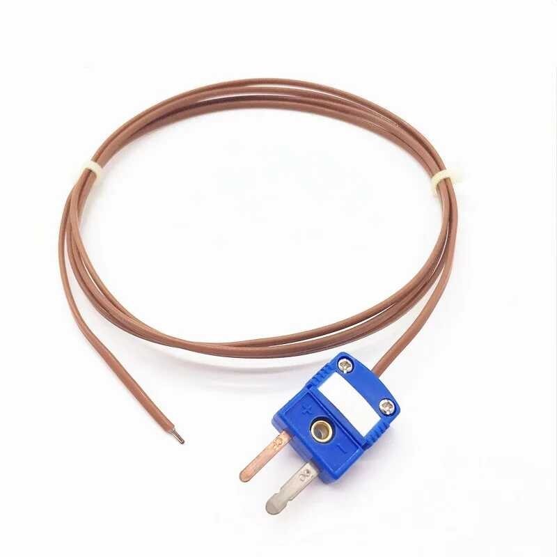 1-10M PTFE Insulated Type T Thermocouple Temperature Sensor Tt-T-24-Sle ...