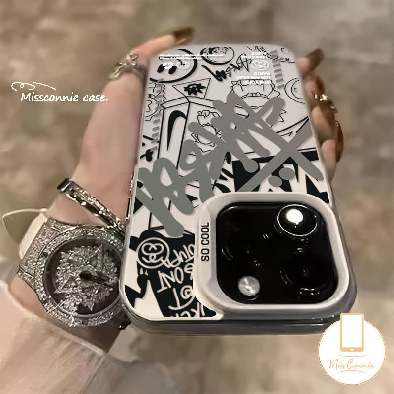 Trendy Brand Graffiti Letters Logo Case For Redmi 13 12 9C 10A 9 12C A3 ...