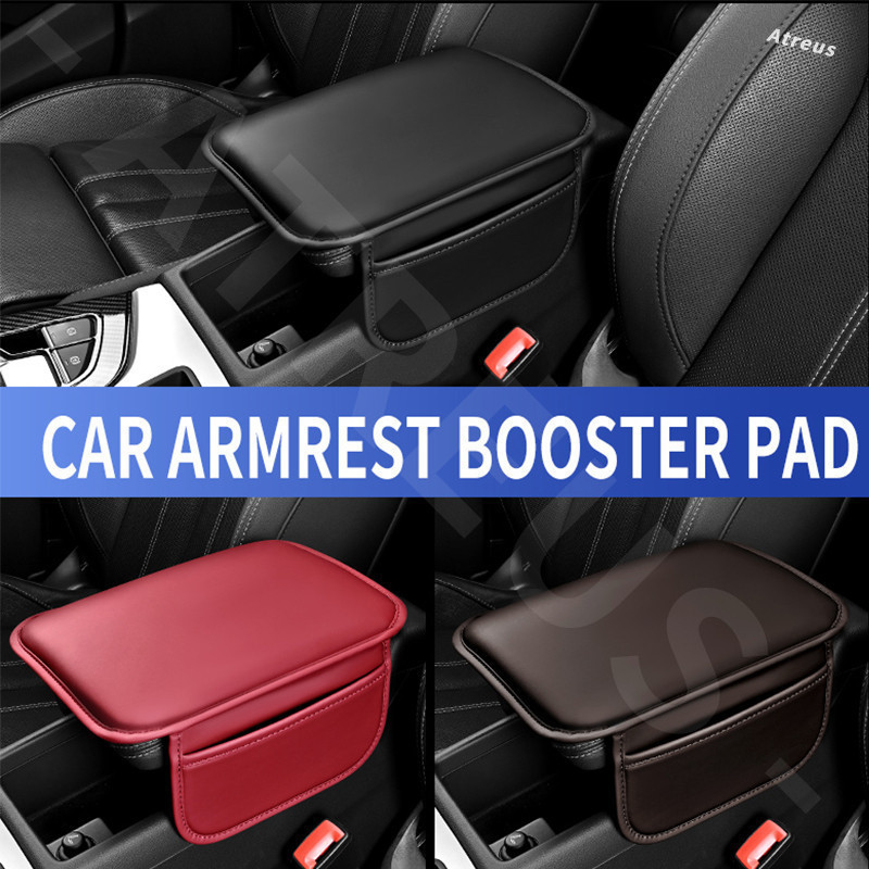 Toyota GR TRD Car Armrest Pad Leather Center Console Armrest Storage ...