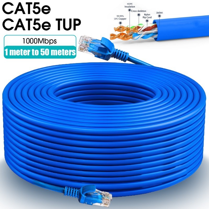 1-50M Long High Speed Network Cable - CAT5E Ethernet Cable - Computer ...