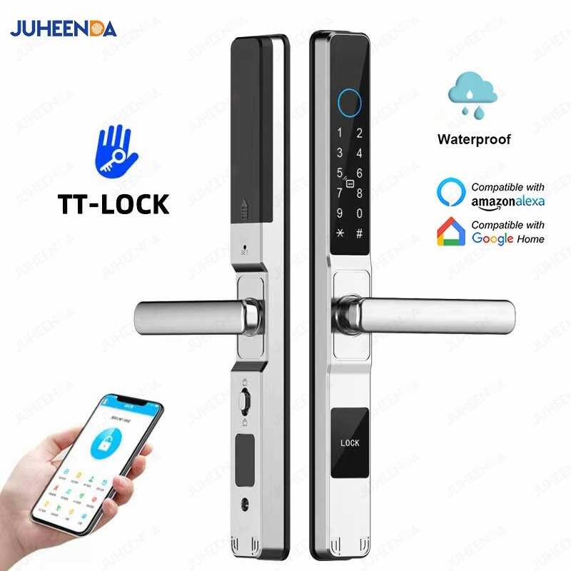 Ttlock APP Waterproof Fingerprint Password Smart Lock For Outdoor Pull ...