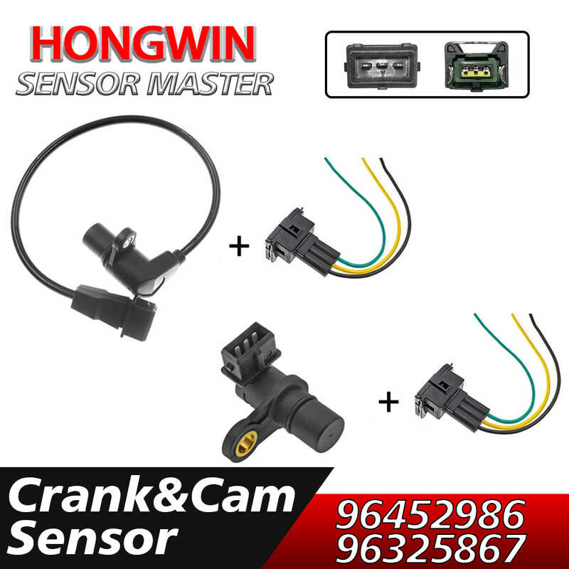 Camshaft&Crankshaft Position Sensors 96325867 89933124 96452986 Para Sa ...