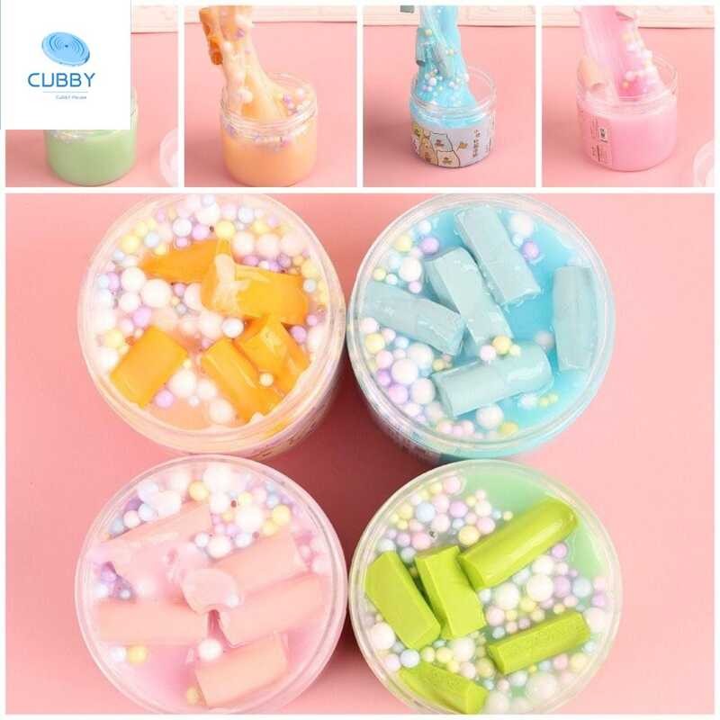 725 Piglet & CUBBY Fairy Crystal Mud Clear Stretchy Slime Fluffy Kit ...