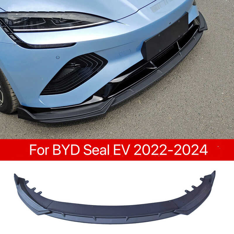 Front Bumper Lip Para Sa BYD Seal EV Air Splitter Car Body Kit Spoiler ...