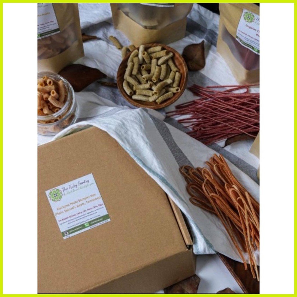 ☸ Maccheroni Chickpea Pasta - The Ruby Pantry 250g - High Fiber , Plant ...