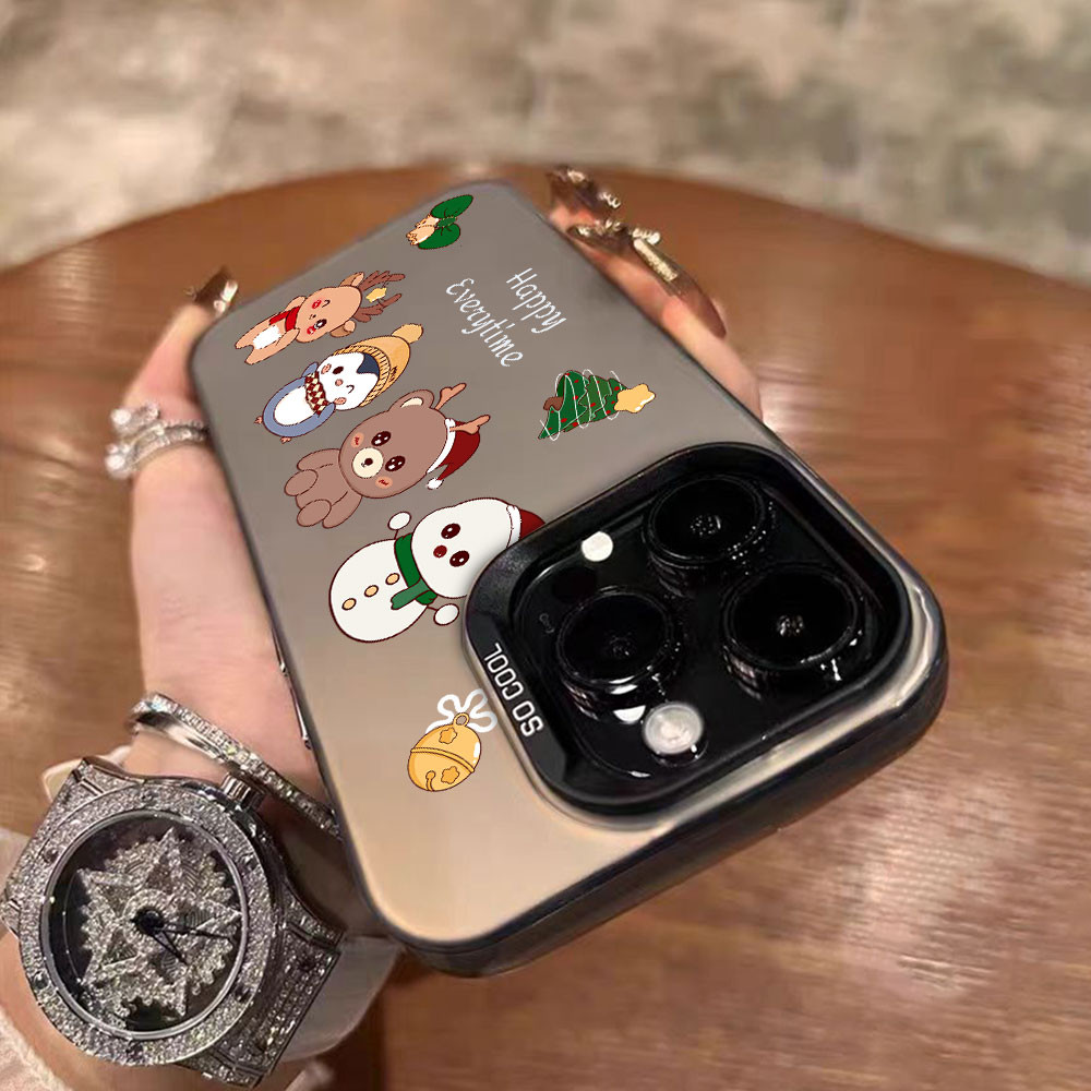 Luxury Happy New Year Painted Silver IMD Phone Case For Tecno Spark 30C ...
