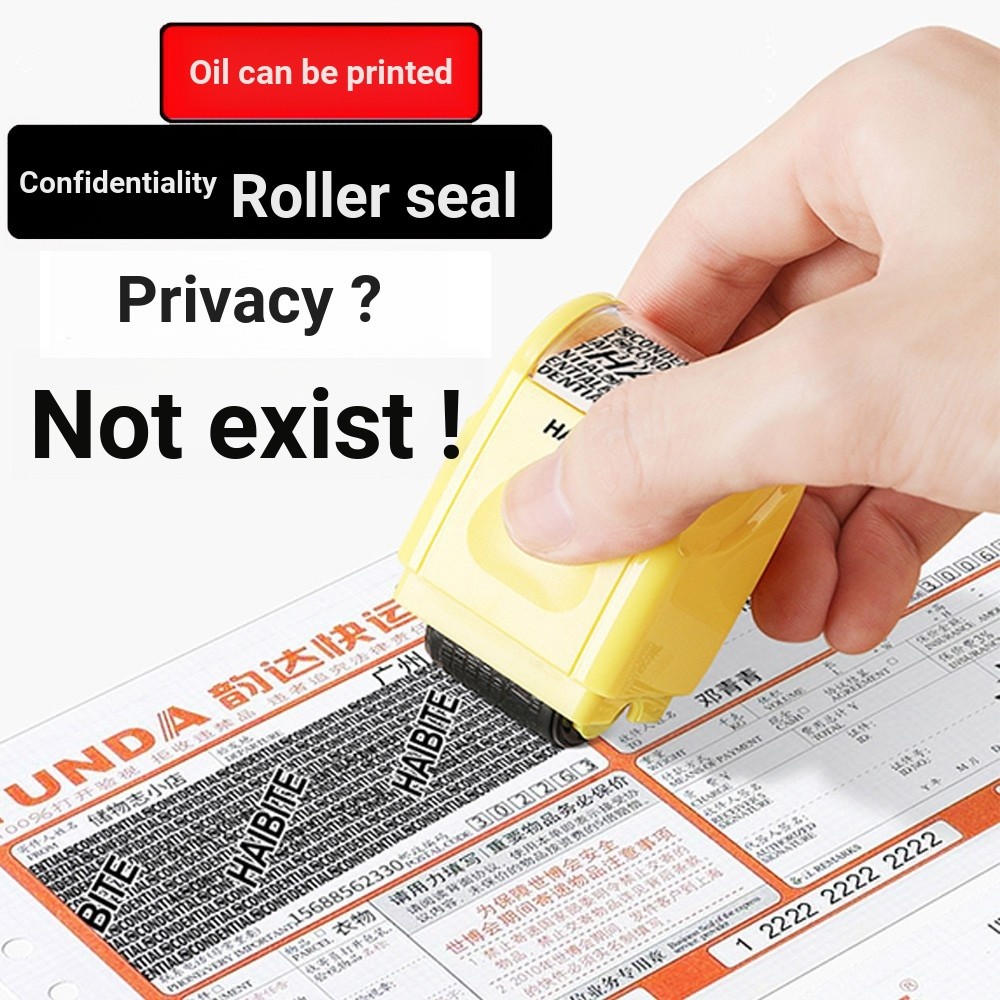 Confidential Seal Roller Type Indelible Seal Express Order Address ...
