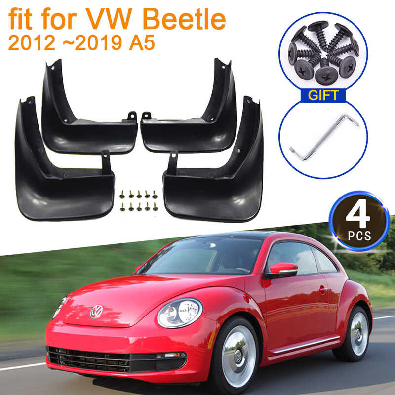 para sa VW Beetle A5 2012 2013 2014 2015 2016 2017 2018 2019 Mudguards ...