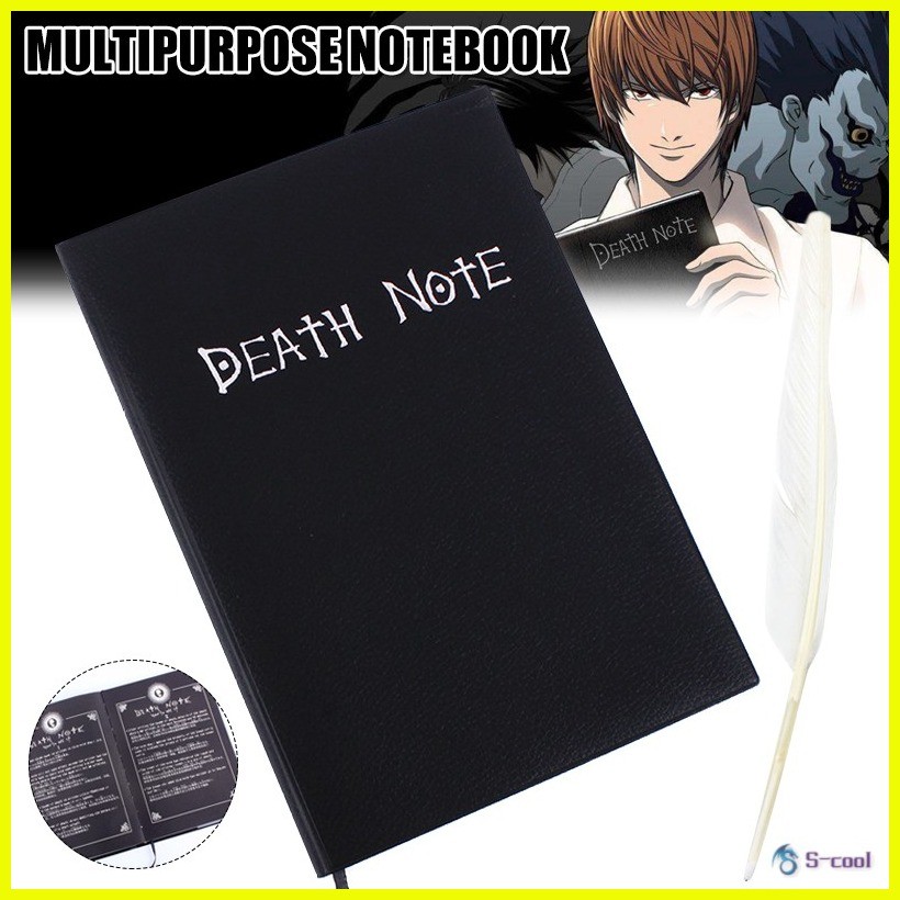 ♒ Death Note Notebook Manga Anime Peripheral for Otaku Death Note Fan ...