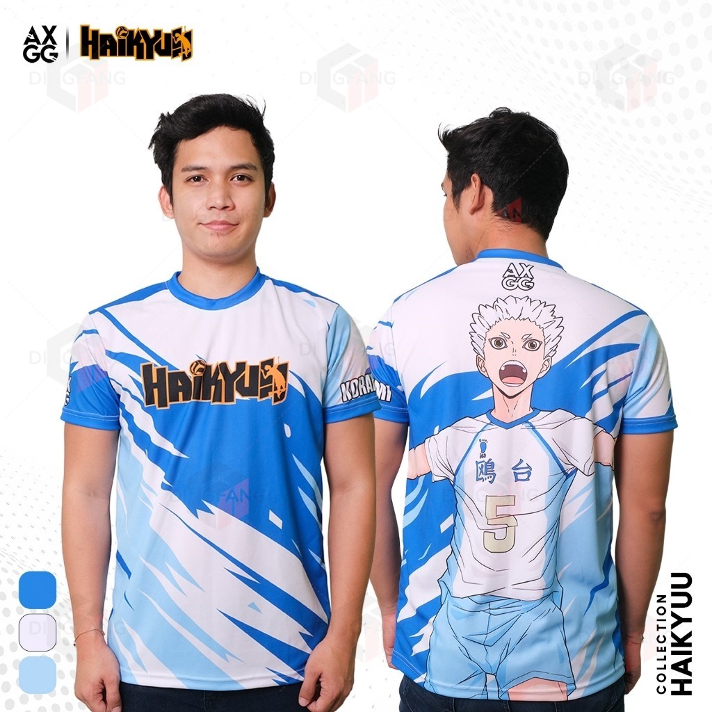 AXGG "Haikyuu Players - Kamomedai" Gaming Shirt | Shopee Philippines