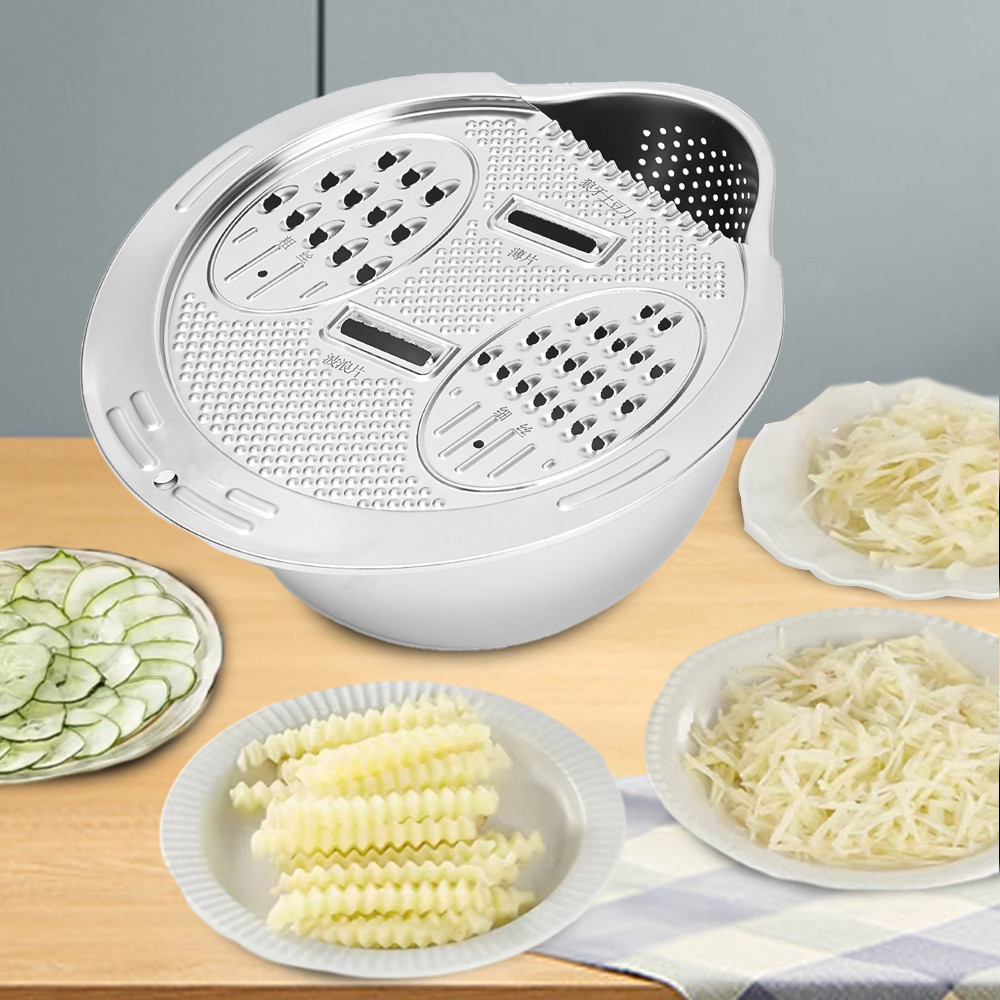 Multifunctional Stainless Steel Rice Washing Basin - Kitchen Vegetable ...