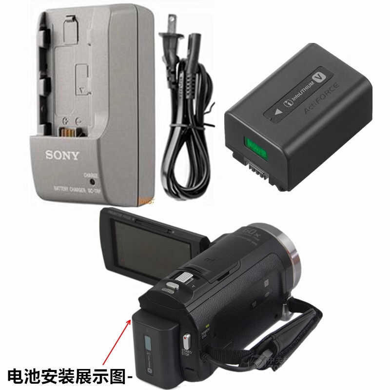 Compatible Sony Cx500e Cx520e Cx550e Cx150e Cx350e Camera Battery ...