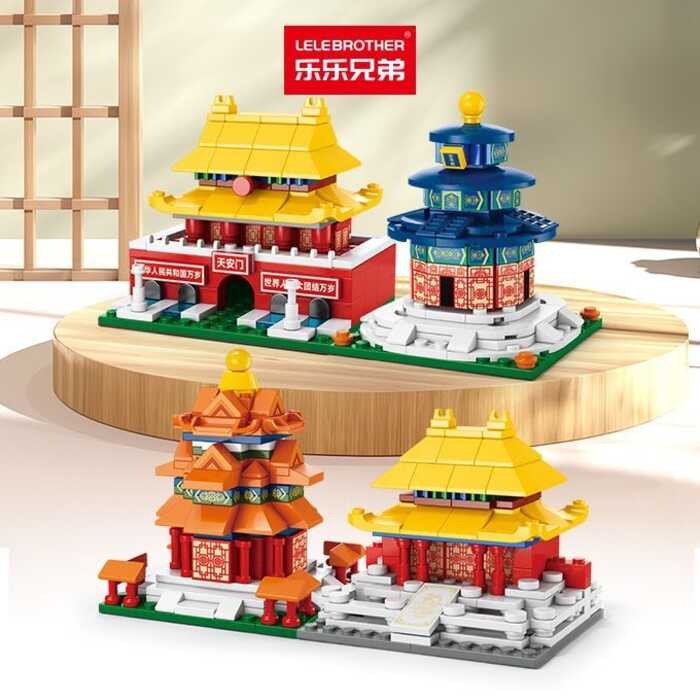 Tiananmen Temple Of Heaven Corner Tower Taihe Palace Building Block ...